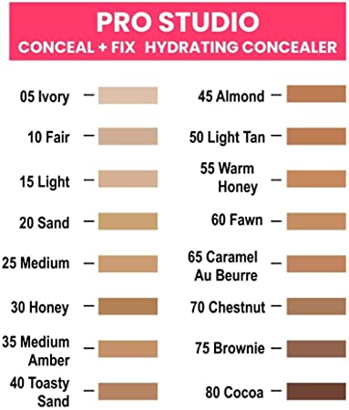 Pro Studio, Conceal & Fix Contour Concealer